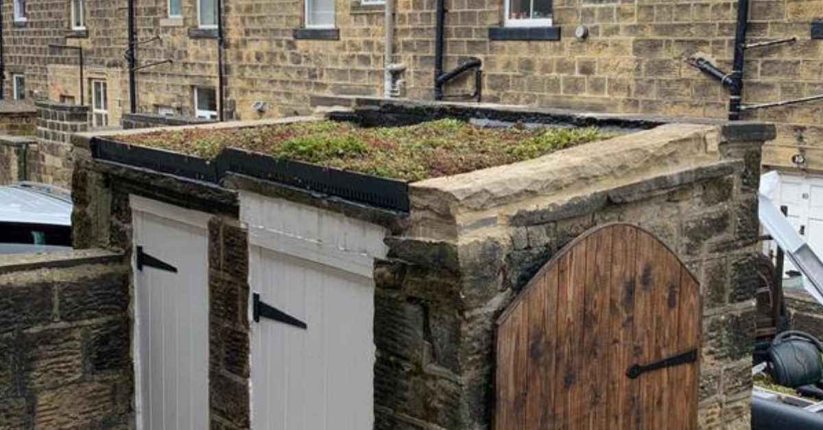 An enhancement to an outbuilding - Green Roofs Naturally | Otley